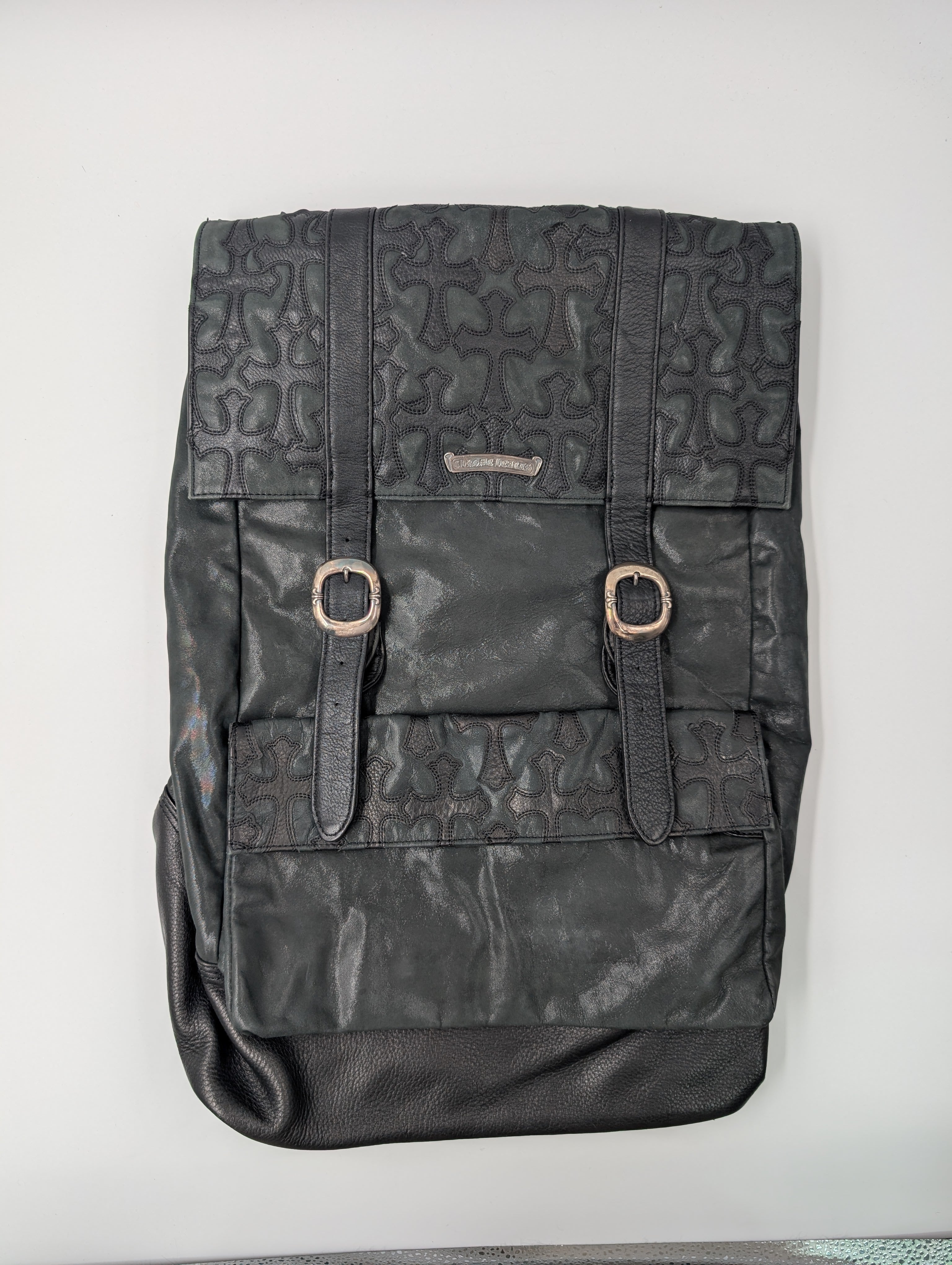 Chrome Hearts Black Cemetery Cross Backpack – Now From Then